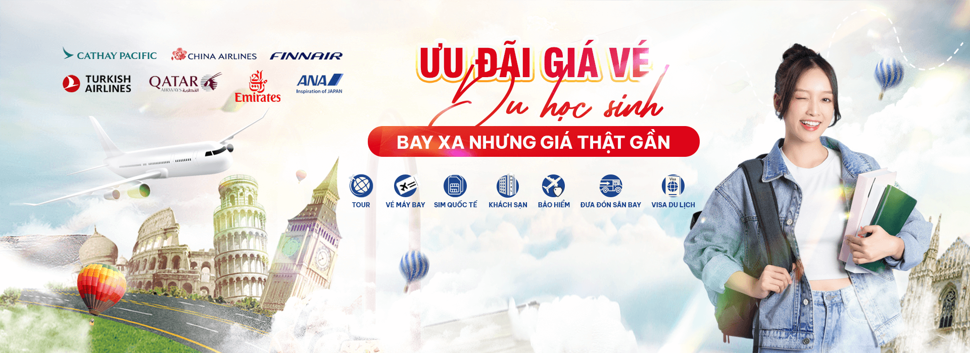 Vé máy bay giá rẻ khuyến mãi với đại lý đặt vé trực tuyến Vivavivu.com